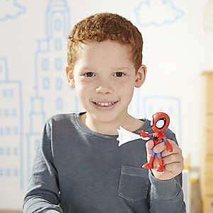 Spidey and his Amazing Friends Marvel Spidey Hero Figure, 4-Inch Scale Action Figure, Includes 1 Accessory for Kids Ages 3 and Up