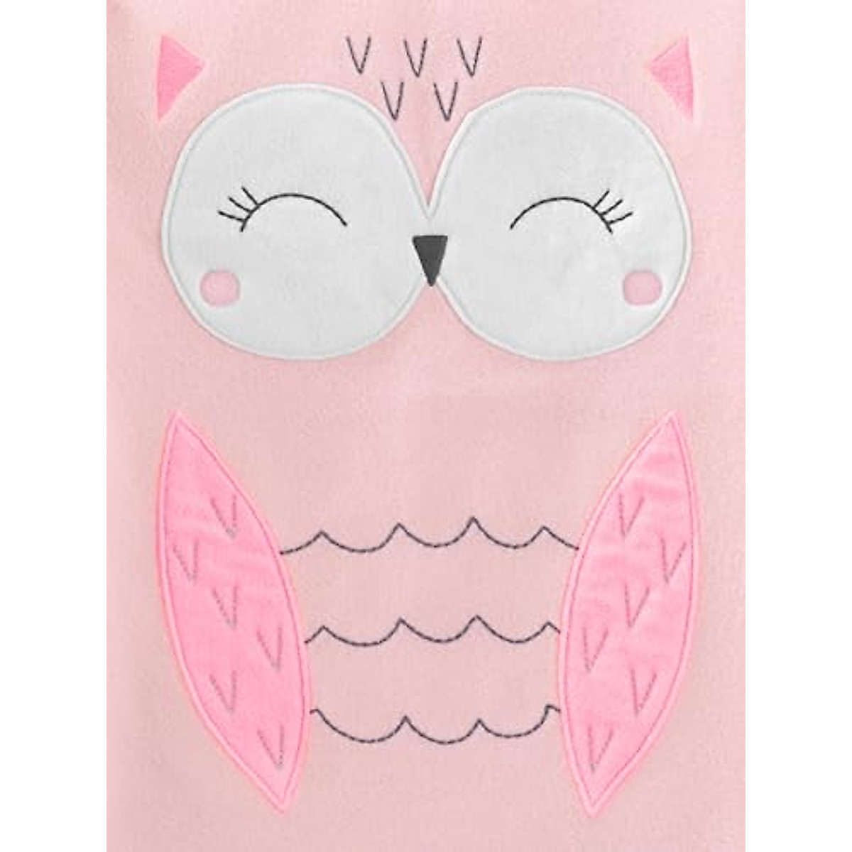 Simple Joys by Carter's Girls' Fleece Nightgowns, Pack of 2, Grey/Pink Owl, 6-7