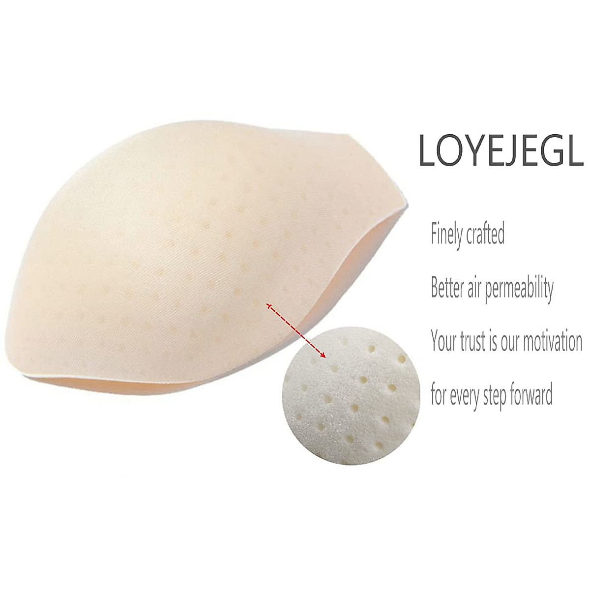 LOYEJGL 6 Package Men Underwear Cup Bulge Enlarge Enhancing Sponge Pad Swimwear Padded for Swimming Boxers Briefs G String Thongs Shorts