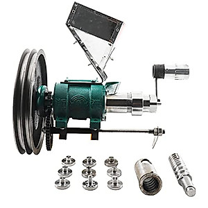 SUDEG Exquisite Electric Corn Puffed Food Extruder Extruding Food Puffing Machine Rice Corn Puffing Extrusion Machine Puff Snack Machine with 9 Molds for Rice & Corn