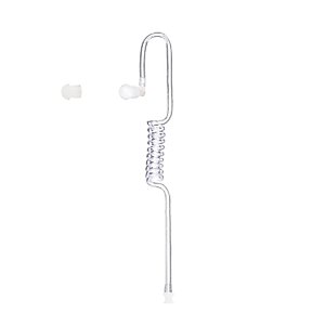 Acoustic Earpiece Tube Police FBI Surveillance Kit for Law Enforcement Security Secret Radio Ear Piece for Motorola Kenwood Baofeng Walky Talky (1 Pack)
