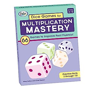 Didax Educational Resources Dice Games for Multiplication Mastery Medium