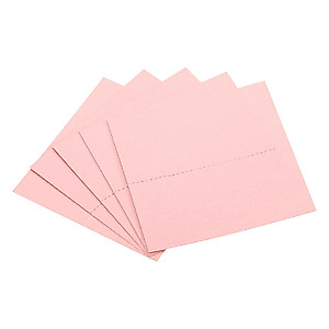 YOKIVE Place Cards for Table Setting, 50Pcs Name Cards Wedding Place Cards Table Place Cards Butterfly Blank Card for Wedding Reception Party,10x10cm, Pink