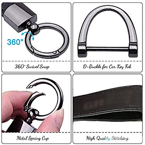 Alcantara - Suede Japanese JDM Car Keychain Fob for Toyota GR Land Cruiser Supra Hilux 86 Corolla Cross - Men & Women