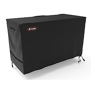 ATYARD 55-inch Outdoor Cover for Keter Unity XL Portable Table - UV Resistant, Breathable, All Weather (55" L x 24" W x 32" H)Black
