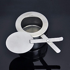 2pcs Steel Buffet Fuel Serving Dishes Chafing Dish Burner Holder Chafing Dishes& Food Warmers Fuel Holder Stainless Warming Trays for Buffets Party Tiny Fuel Holder Cans Small