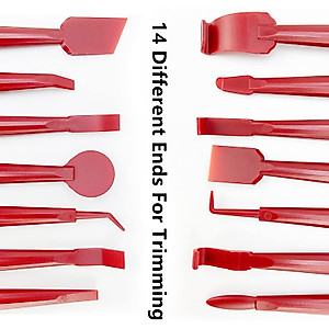 Car Wrapping Vinyl Tool Kit Window Film Tint Tools Set with Car Wrap Edge Trimming Squeegee, Vinyl Squeegee, Utility Knife Blade