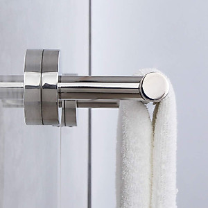 kimzcn 12-Inch Towel Bar SUS 304 Stainless Steel Towel Rack Wall Mounted Towel Rail Towel Rod for Bathroom Modern Style Polished Finish