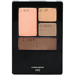 Maybelline New York Expert Wear Eyeshadow Quads, Autumn Coppers, 0.17 oz.