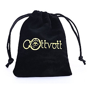 COTTVOTT Stainless Steel 6mm Beads Rosary Catholic Necklace Holy Medal & Crucifix 32inch(Golden)