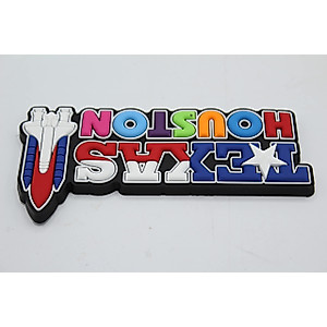 Rubber 3D Houston Texas Space Shuttle Refrigerator Magnet Collectible Souvenirs Houston Texas