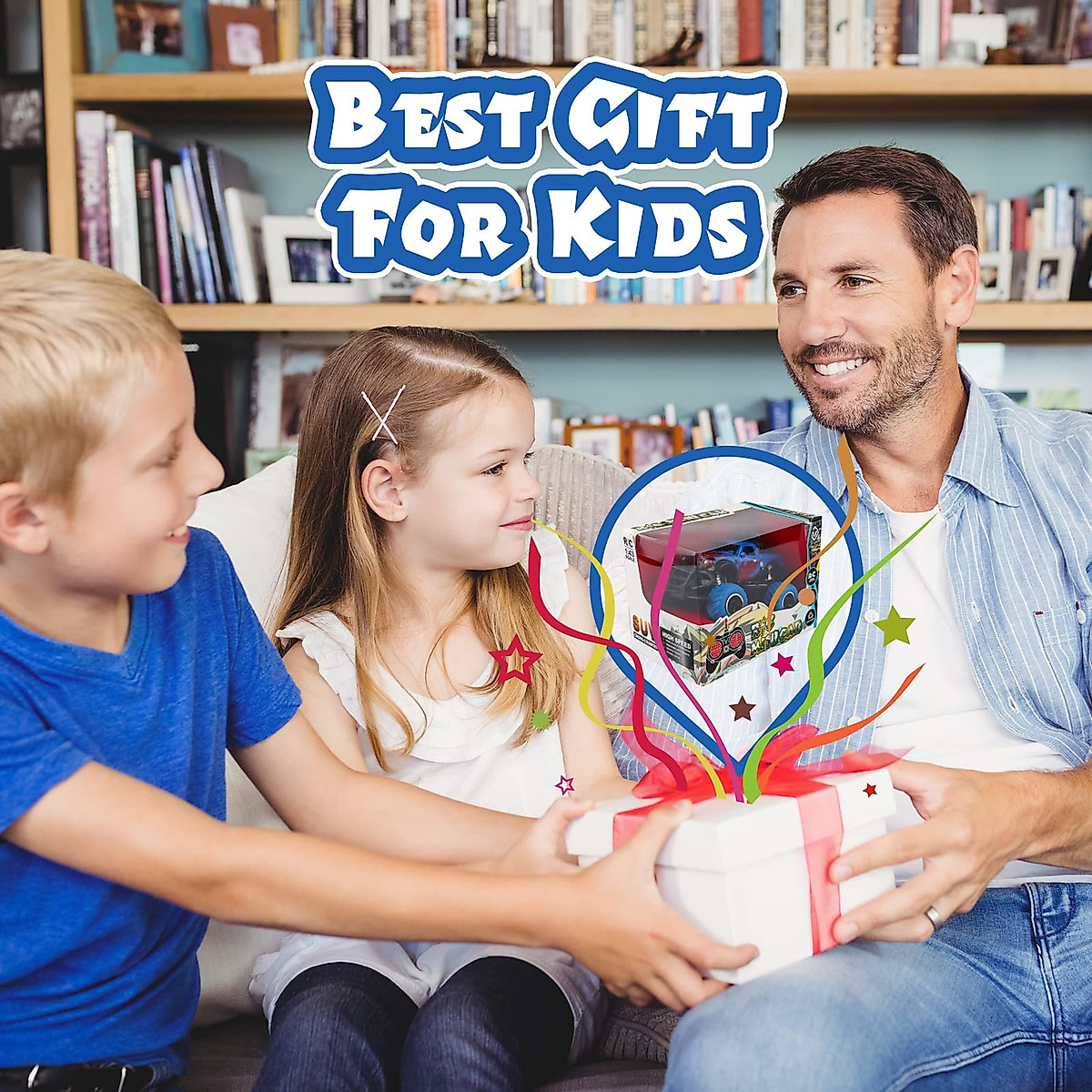 Outdoors Toys for 4-5 Year Old Boys Race Car Toys Remote Control Trucks for 5-6 Year Old Kids Radio Control RC Car for Boy Toys Age 3 4 5 6 Best Gifts