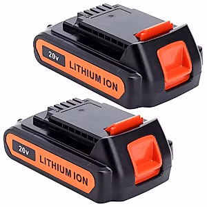 Lasica 2Pack 4.0Ah 20V MAX LBXR20 Compatible with Black and Decker Weed Eater 20V Battery LB2X4020 LBXR2020-OPE LBXR20-OPE2 LBXR20B-2 LB2X3020-OPE LBXR20BT 20 Volt Max Outdoor Cordless Power Tools
