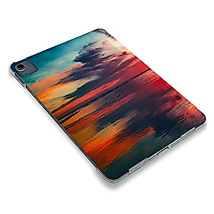 Cute Ocean Clouds Sky case Compatible with iPad Mini Air Pro 7.9 8.3 9.7 10.2 10.9 11 12.9 inch Pattern Cover New 2022 2021 Trifold Stand 3 4 5 6 7 8 9 Generation 324 (10.2" 7/8/9 gen)