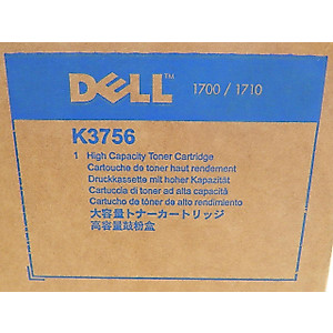 Dell K3756 6,000 Page Black Toner Cartridge 1700n 1710n Laser Printer