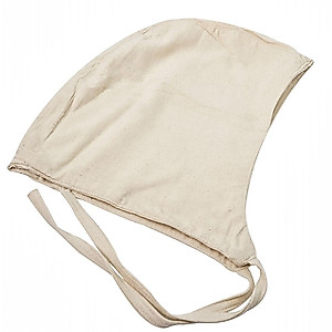 Mythrojan MEDIEVAL LIGHT CANVAS CAP: Soft Sturdy 100% Cotton Coif for your Next Costume
