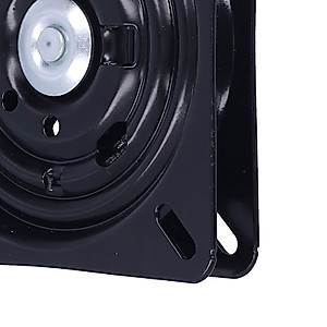 7in Chair Turntable Base Square Rotating Swivel Plate 180 Degree Automatic Rebound Dual Bearings Run for Furniture Chairs,Bar Chairs,Office Chairs,Car Chairs, Display Racks