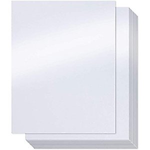 Limited Papers (TM) Shimmer Pure White Pearl, Text and Cardstock Digital Metallic Stationary Paper. Perfect for Business, Invitations, Weddings. and More. Variety of Sizes. (8.5 x 11, 80 lb. - Text)