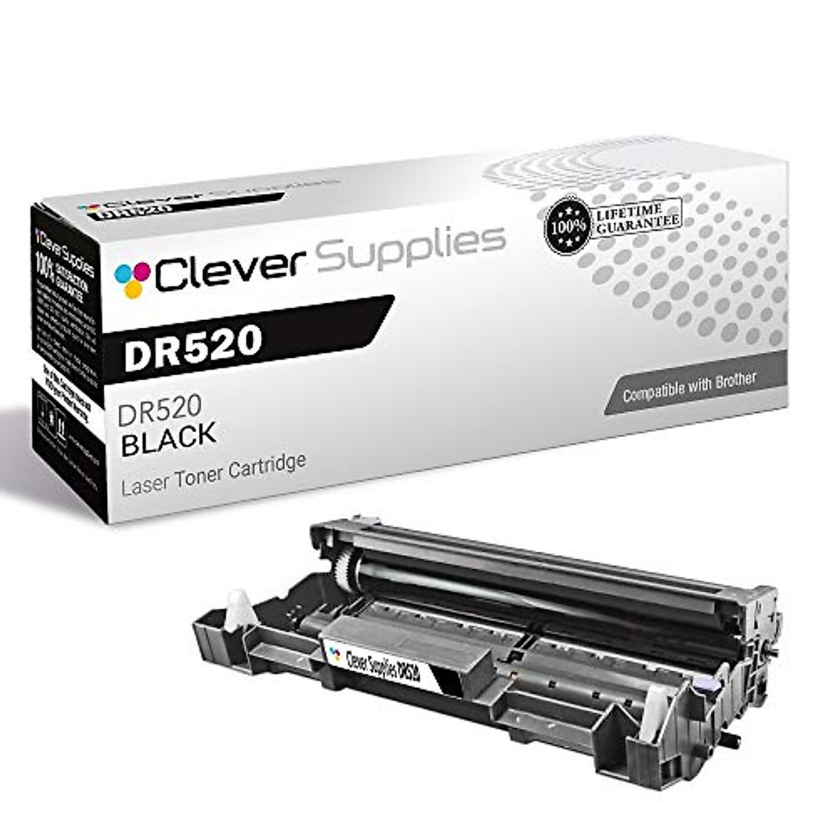 CS Compatible Toner Cartridge Replacement for Brother DR520 DR520 Black DCP-8060 DCP-8065 DCP-8065DN HL-5200 HL-5240 HL-5240LT HL-5250 HL-5250DN HL-5250DNHY Toner Cartridge Black