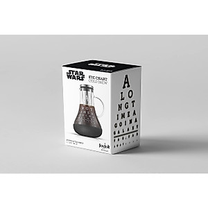 JoyJolt Star Wars Cold Brew Coffee Maker. 48oz/1.5L Cold Coffee Brewer and Infuser Filter. Glass Iced Coffee Maker Ice Tea Maker Cold Brew Pitcher. Star Wars Gift and Star Wars Kitchen Accessories