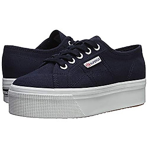Superga Women's 2790A COTW Sneaker, Navy, 41 M EU / 9.5 B(M) US Women