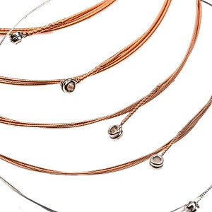 Guitar Strings set for Beginner Learner Practice(set of 6) with 3 in 1 guitar string cutter orange