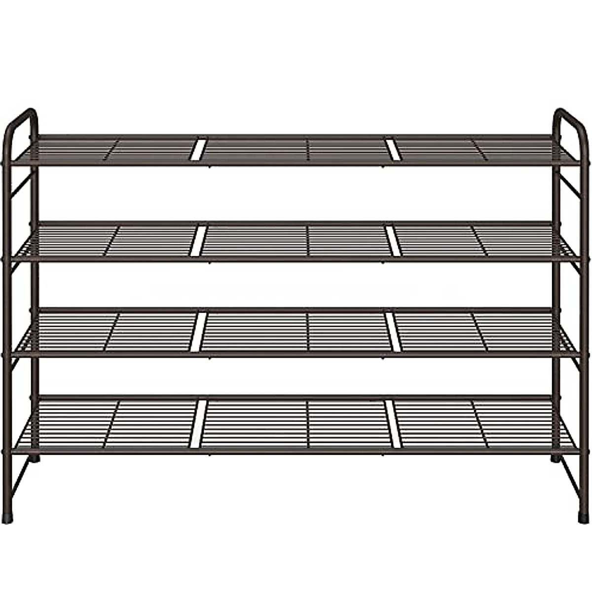 Dicasser 4-Tier Long Shoe Rack Organizer Extra Large Capacity for 30 Pairs,Bronze
