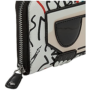 Karl Lagerfeld Paris Womens Maybelle Crossbody Tote Bag, Blk Multi, One Size US