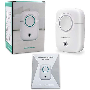 ZHIYU Plug in Air Purifier for Home, Ozone Generator Air Ionizers 100mg/h Portable Size Air Cleaner for Bedroom, Kitchen and Office