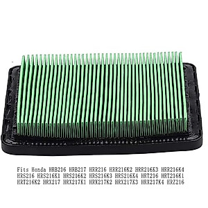 Ewillownm Compatible with 17211-zl8-023 Air Filter for Gcv160 Gcv190 Gc160 Gc190 Gc135 Gcv135 Troy Bilt TB130 HRB216 HRB217 HRR216 HRS216 Motor Pressure Washer Push Lawn Mower with BPR6ES Spark Plug