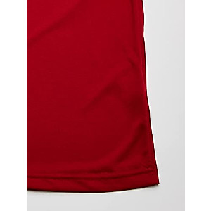 Nautica mens Active Short Sleeve Performance T-shirt T Shirt, Red, Medium US