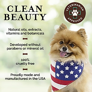 Rosen Apothecary 5-in-1 Odor Control Dog Spray, 240ml/8 fl oz, Spray for Dogs with Odor Issues, Oatmeal, Lavender and Tea Tree Oil, Detangles Fur