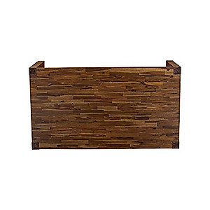 East West Furniture Wooden LM7-0N-T Wood Dining Table Rectangular Tabletop and 72 x 40 x 30-Sandblasting Antique Walnut Finish