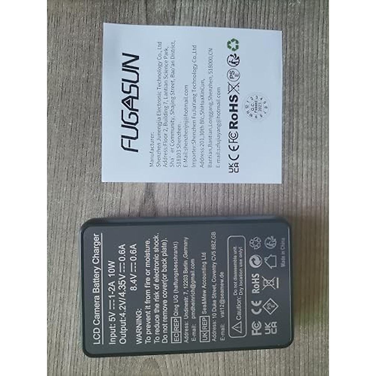 FUGASUN 1 pcs 1250mAh NB-13L NB13L Battery with Battery Charger for Canon G5X / G5X Mark II / G7X / G7X Mark II / G7 X Mark III G9X SX620 HS SX720 HS Camera