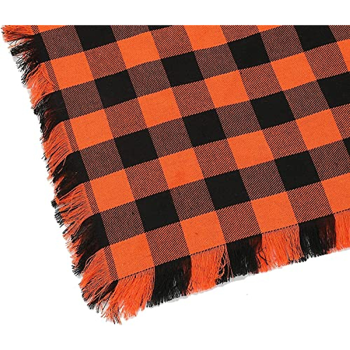 Fall Dog Bandana Autumn Thanksgiving Plaid Reversible Triangle Bibs Scarf Accessories for Dogs Pet