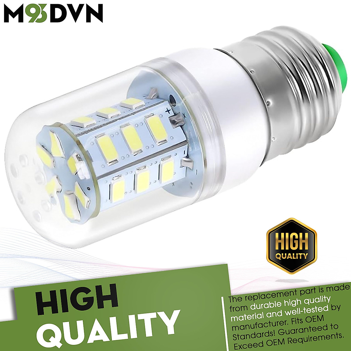 Light Bulb Replacement for Frigidaire FFSS2615TD4 FFSS2615TP4 FFSS2615TP1 FFSS2615TE0 FFSS2615TE1 FFSS2615TP3 FFSS2615TE2 FFSS2615TE3 FFSS2615TE4 FFSS2615TP0 FFSS2615TS0 FFSS2615TP2 Refrigerator