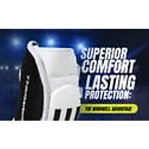 Winnwell Classic Hockey Elbow Pads- Protective Hockey Gear for Youth, Junior, Senior Players - Equipment for Roller, Street & Ice Hockey (Medium, Senior (Hard))