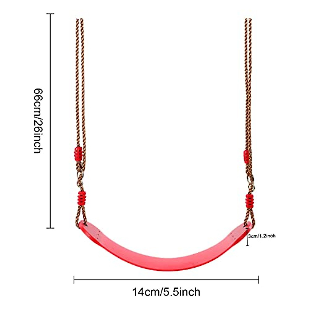 Swing Seats for Kids, Swing, Tree Swing, Swings Seat, 300 Lbs Weight Capacity Swing Board & Rope Outdoor Porch Backyard Playground for Children