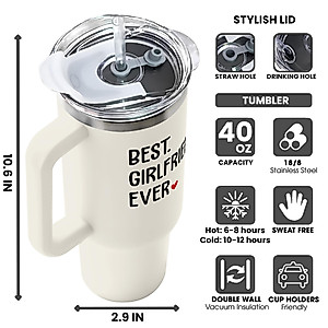 Gifts for Girlfriend - Gifts for Her, Girlfriend Gifts for Women, Couple Gifts - Anniversary, Christmas, Birthday Gifts for Girlfriend - I Love You Gifts for Her, Gift for Girlfriend - 40 Oz Tumbler