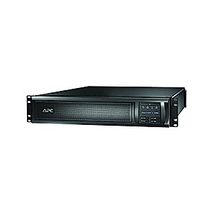 APC Network UPS, 2200VA Smart-UPS Sine Wave UPS with Extended Run Option, SMX2200RMLV2U, 2U Rackmount/Tower Convertible, Line-Interactive, 120V, Black