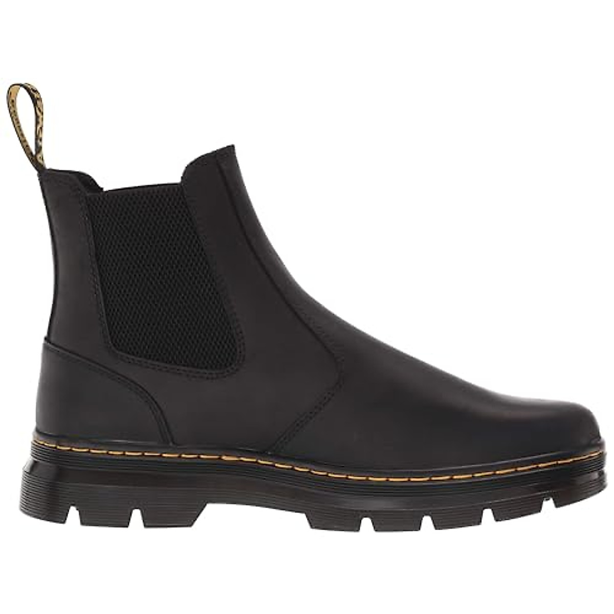 Dr. Martens Unisex Embury Chelsea Boot, Black Wyoming, 11 Women/10 Men