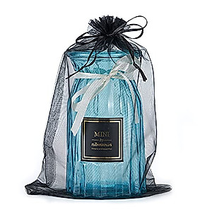 Volanic 50PCS 8 X 12 Inch Sheer Drawstring Organza Gift Bag Jewelry Pouch Party Wedding Favor Candy Mini Bottle Samples Display Bags