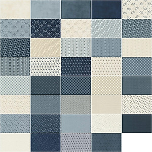 Moda Fabrics Snowman Gatherings IV Fat Quarter Bundle by Primitive Gatherings 49250AB