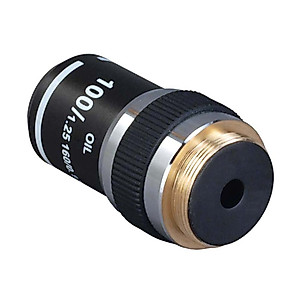 OMAX 100X (Oil, Spring) Achromatic Compound Microscope Objective Lens