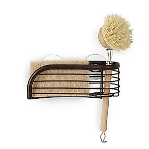 Spectrum Diversified Ashley Sponge & Brush Holder, Bronze