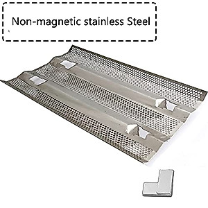 Htanch SN3531 (2-Pack) SN3551 (1-Pack) 16GA Stainless Steel Heat Plate for Fire Magic 15-S1S1N-A, 15-S2S1N-A, 25-S1S1N-62, 25-S1S1N-71, 25-S2S1N-62, 25-S2S1N-71