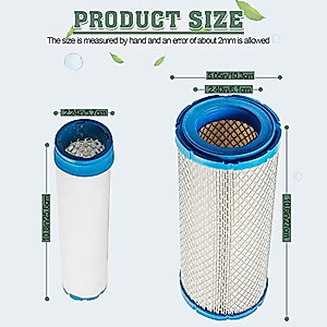 11013-7020 Air Filter & Pre Filter Replacement for Kawasaki 11013-7044 11013-7045 11013-7019 John Deere M131802 M144100 Gravely 21536900 Ariens 00181071 Kohler 2508301-S 2508304-S Lawn Mower