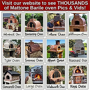 Brick Pizza Oven • Wood Fired Pizza Oven - Build a LARGE brick oven in your backyard with the foam Mattone Barile Grande DIY brick oven form and locally sourced masonry materials.