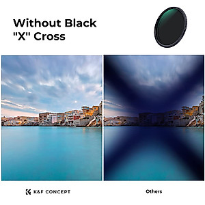 K&F Concept 49mm Variable ND Filter ND2-ND32 Camera Lens Filter (1-5 Stops) No X Cross HD Neutral Density Filter with 28 Multi-Layer Coatings Waterproof (Nano-X Series)