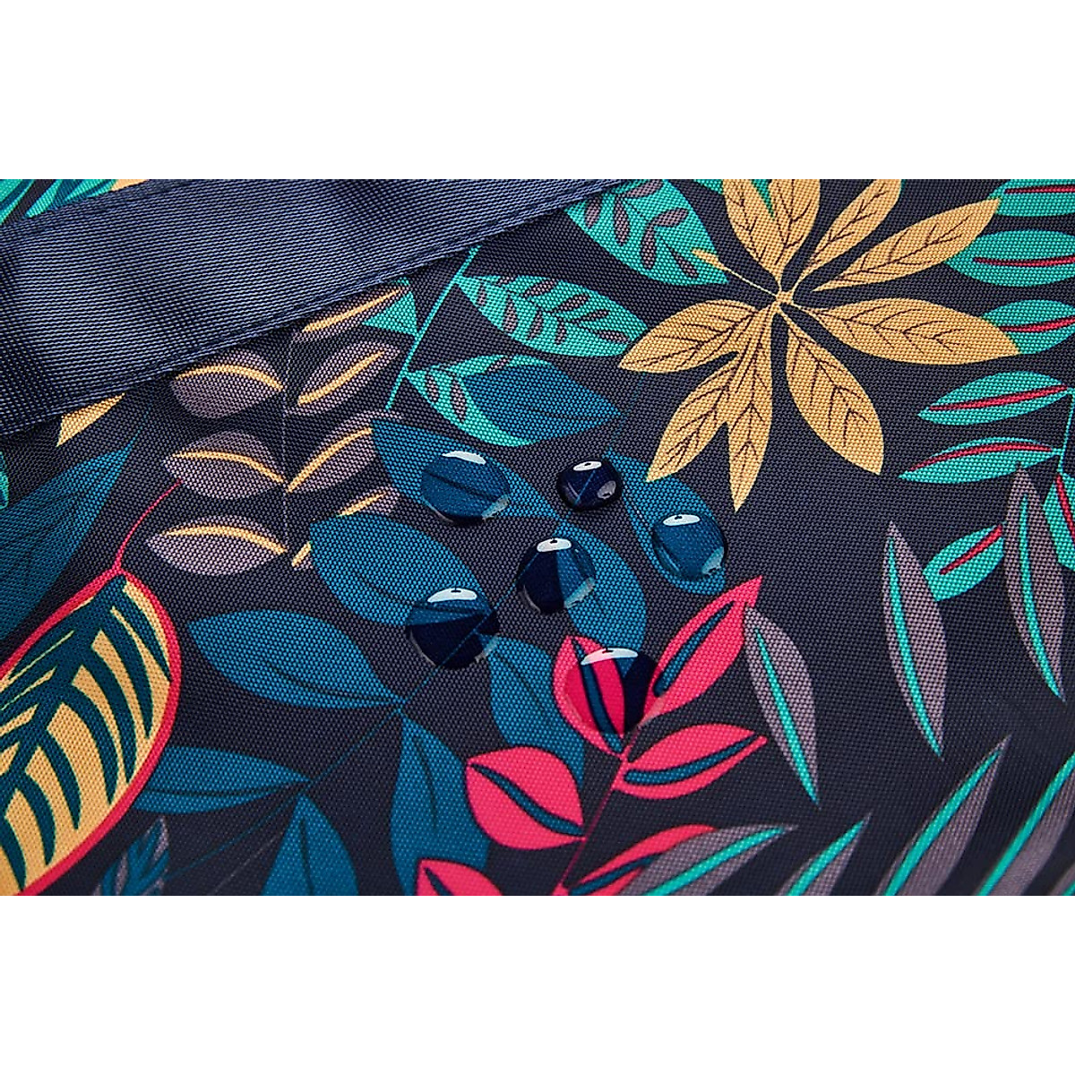 YELAIYEHAO Large Utility Tote Bag with lid, Foldable Collapsible Tote for Storage Pool Beach Shopping picnic laundry gym and Luggage